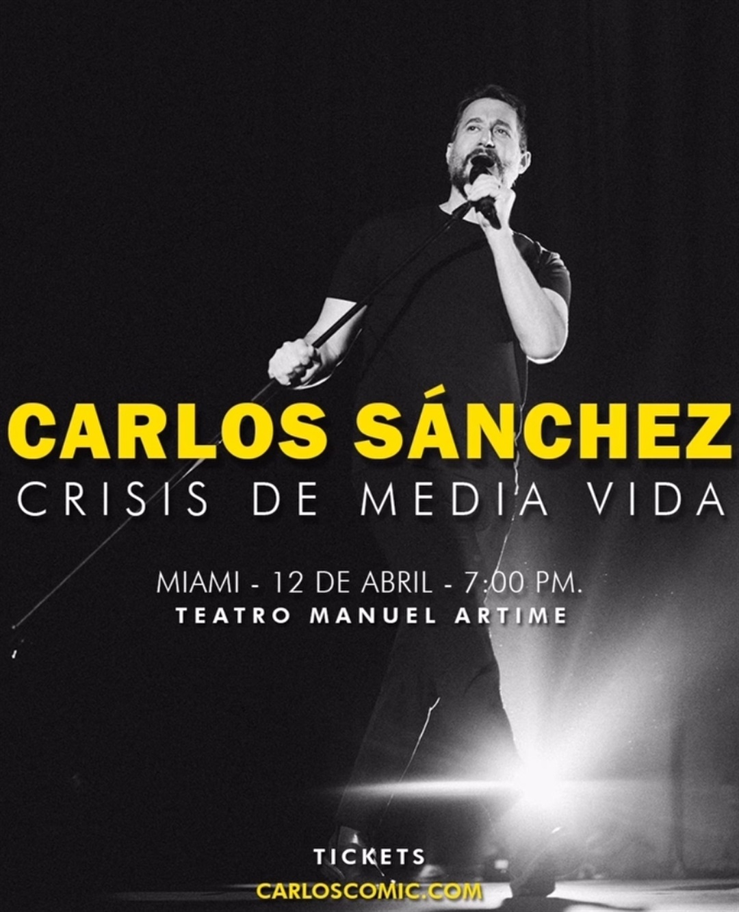 The Stand Presents Carlos Sanchez: Crisis De Media Vida Manuel Artime ...