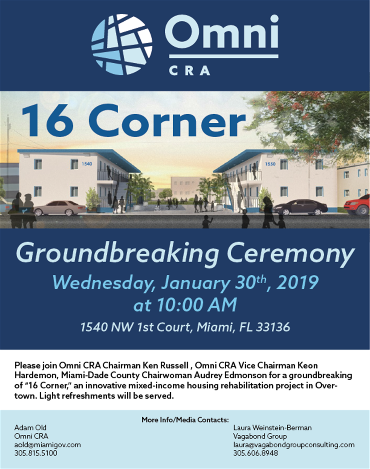 16 Corner Groundbreaking Ceremony - Miami