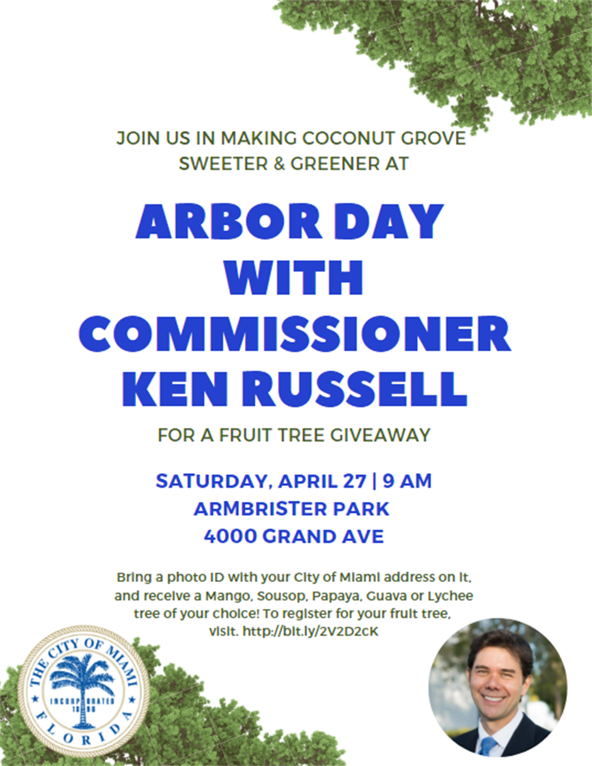 Arbor Day with Commissioner Russell - Miami