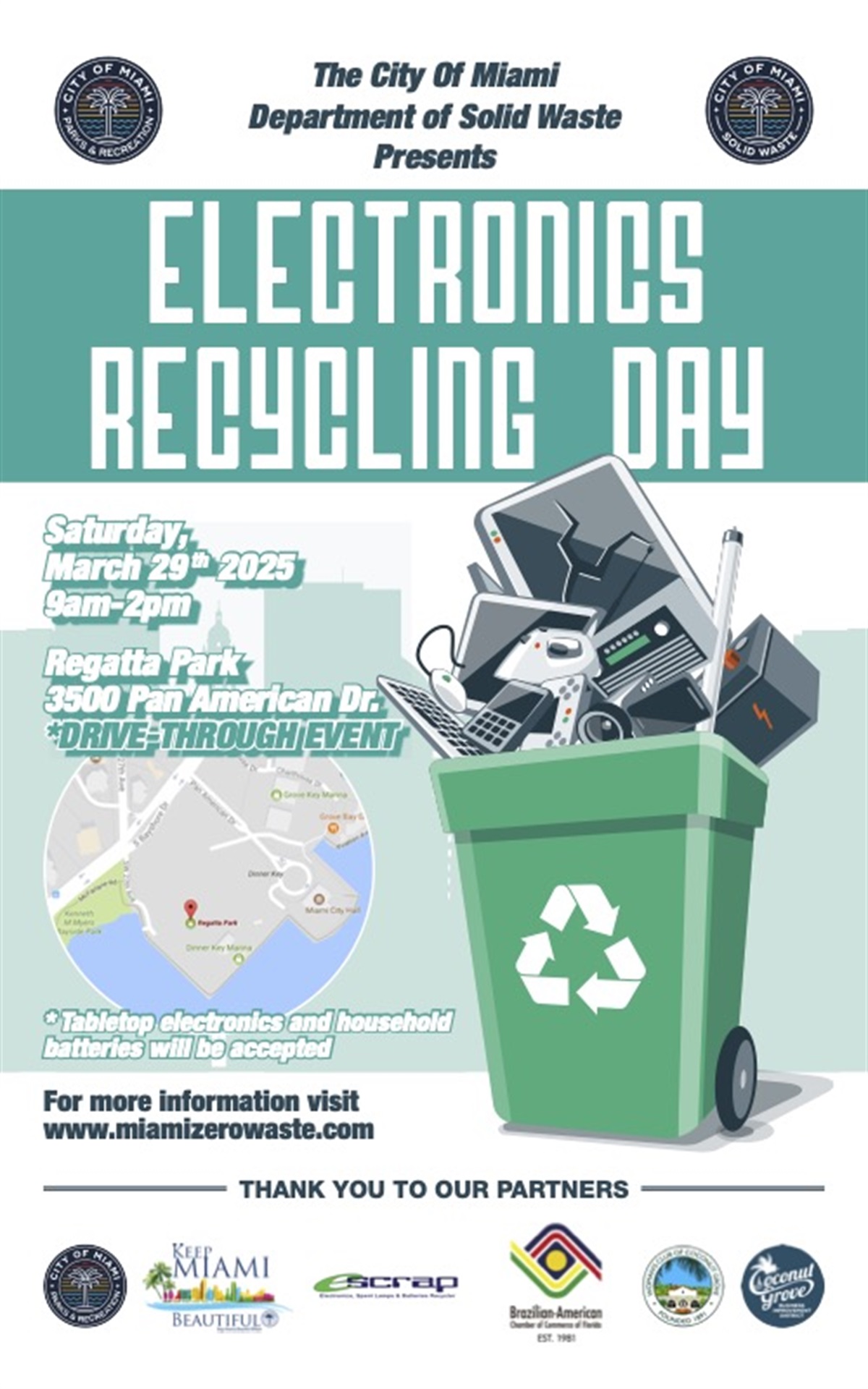 Electronics Recycling Container