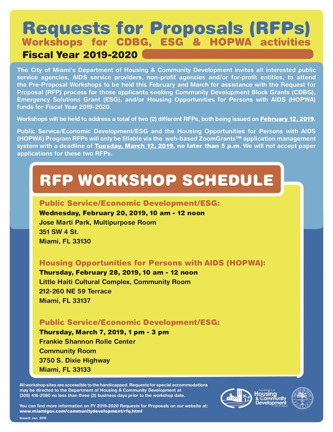RFP Workshops - Miami