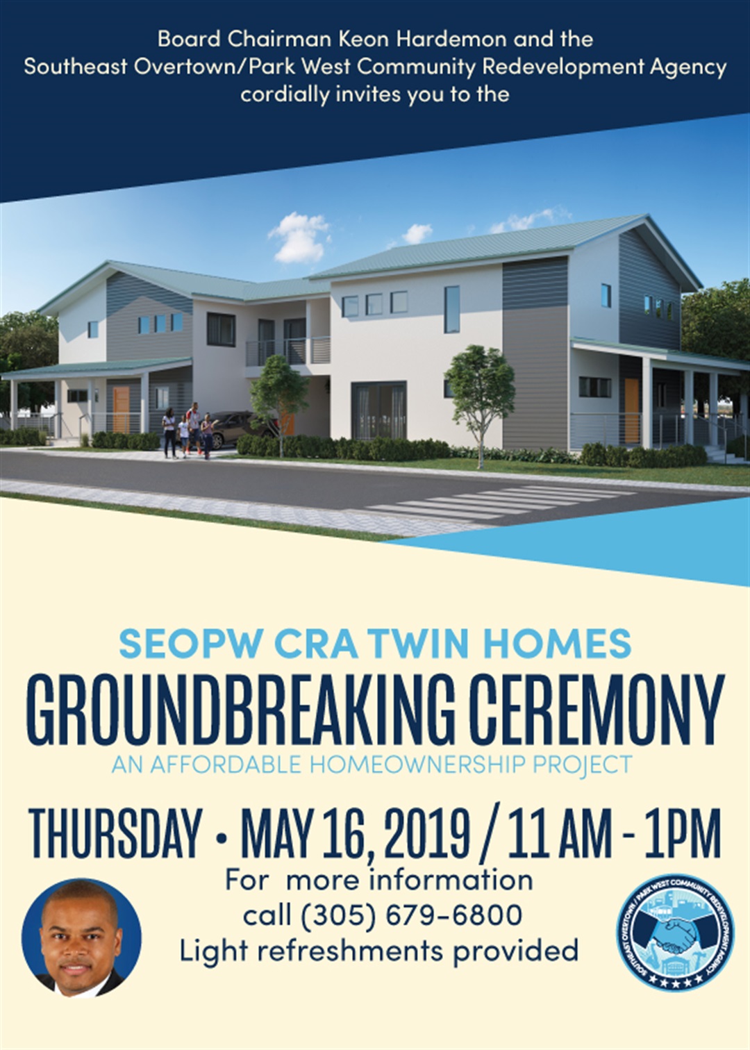 Twin Homes Groundbreaking Ceremony - Miami